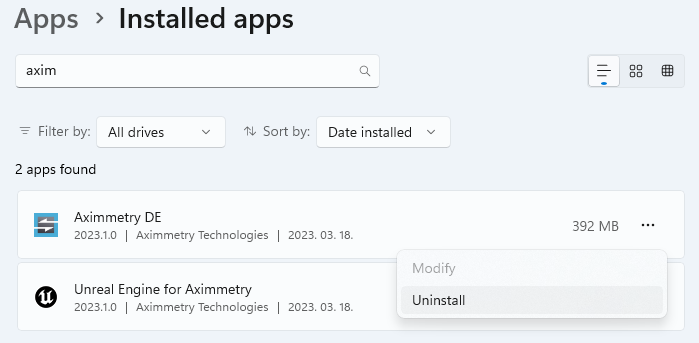 Using multiple versions of Aximmetry on the same PC - aximmetry.com